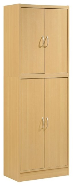 4 Door Pantry - Transitional - Pantry Cabinets - by Homesquare | Houzz