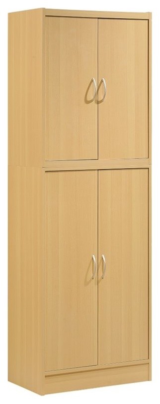 4 Door Pantry - Transitional - Pantry Cabinets - by Homesquare | Houzz