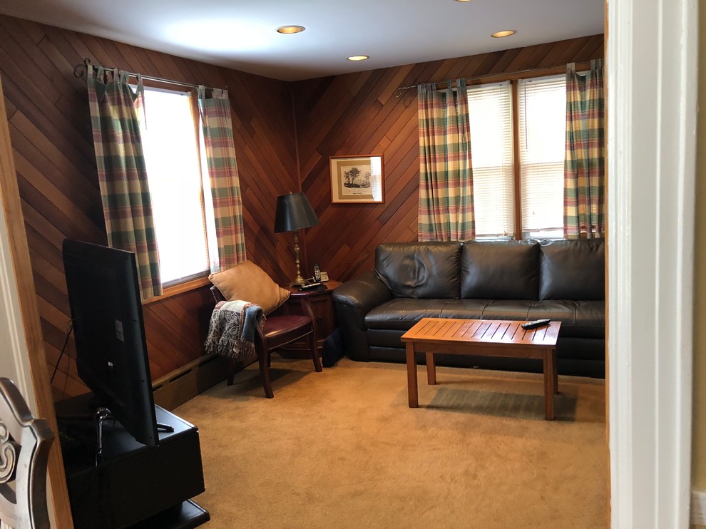 What to do with parquet walls? | Houzz Forum