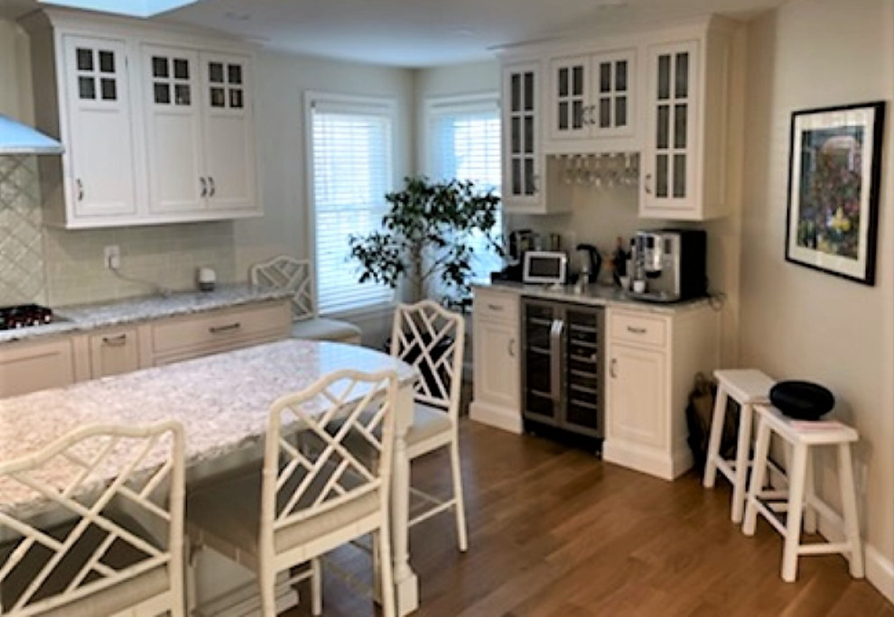 Bedford, White Inset Kitchen - Traditional - Kitchen - Boston - by The ...