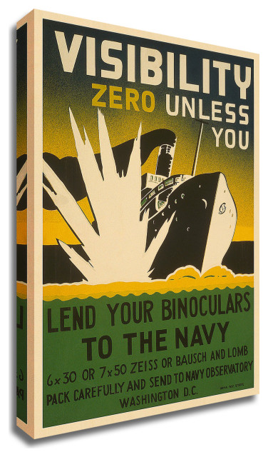 "Visibility Zero" by Unknown, Print on Canvas, 15"x24", 15 x 24 - Beach ...