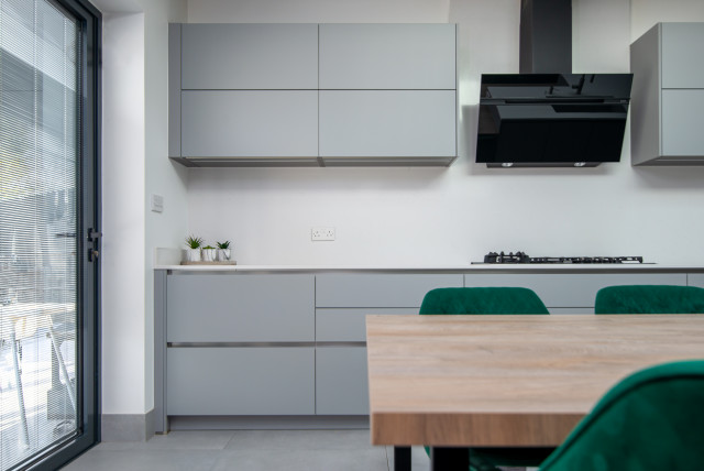 Large Family Kitchen with Island - Modern - Kitchen - London - by Admo ...