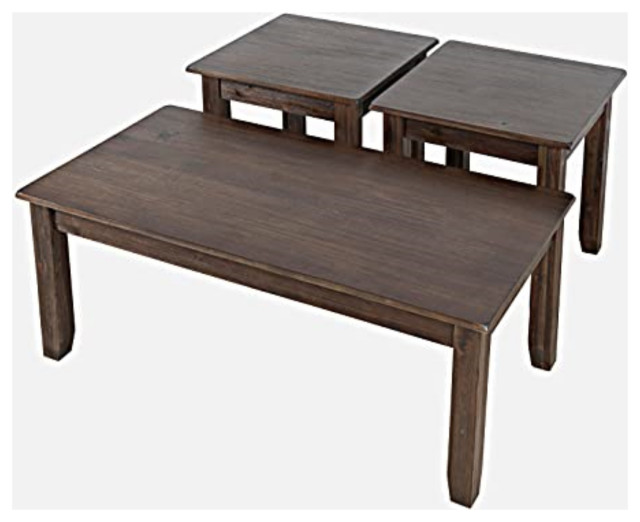 Eros Contemporary 3 Piece Coffee Table Set - Transitional - Coffee ...