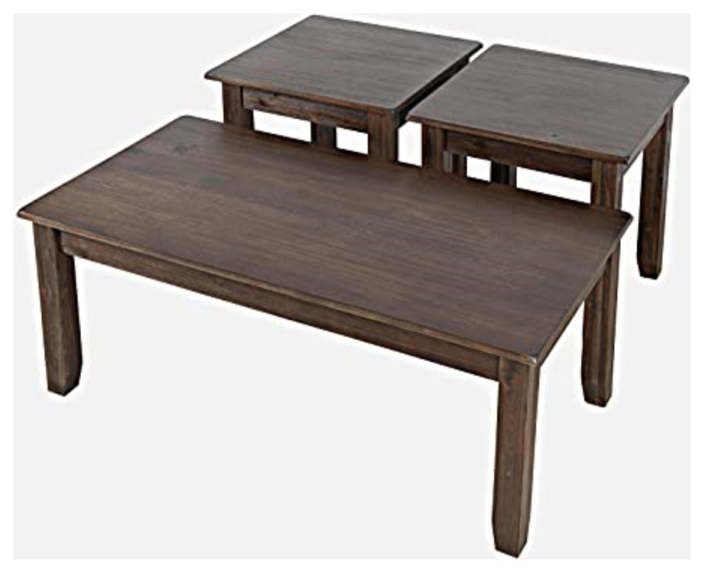 Eros Contemporary 3 Piece Coffee Table Set - Transitional - Coffee ...