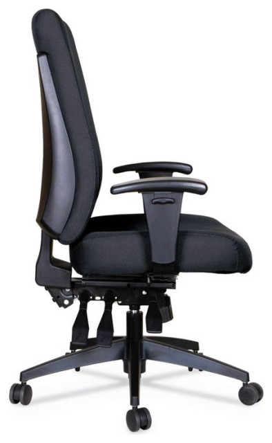 Multifunctional Office Chair, Padded Contoured Seat & Back With ...