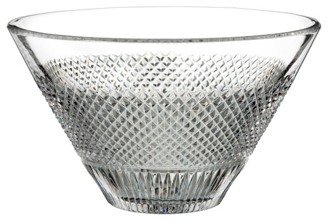 Waterford Crystal Diamond Line Bowl 8" - Traditional - Decorative Bowls ...