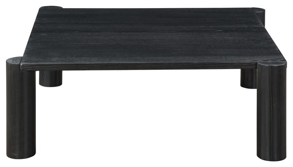 Post Coffee Table Black Oak - Transitional - Coffee Tables - by ...