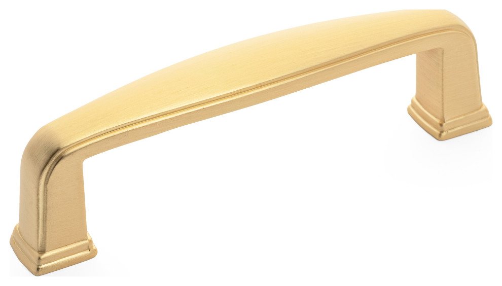 Diversa Hardware Traditional Brushed Gold Cabinet Hardware, 3" (76mm ...