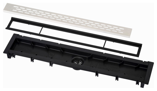 Goof Proof Linear Drain Grate Assembly - Contemporary - Tub And Shower ...