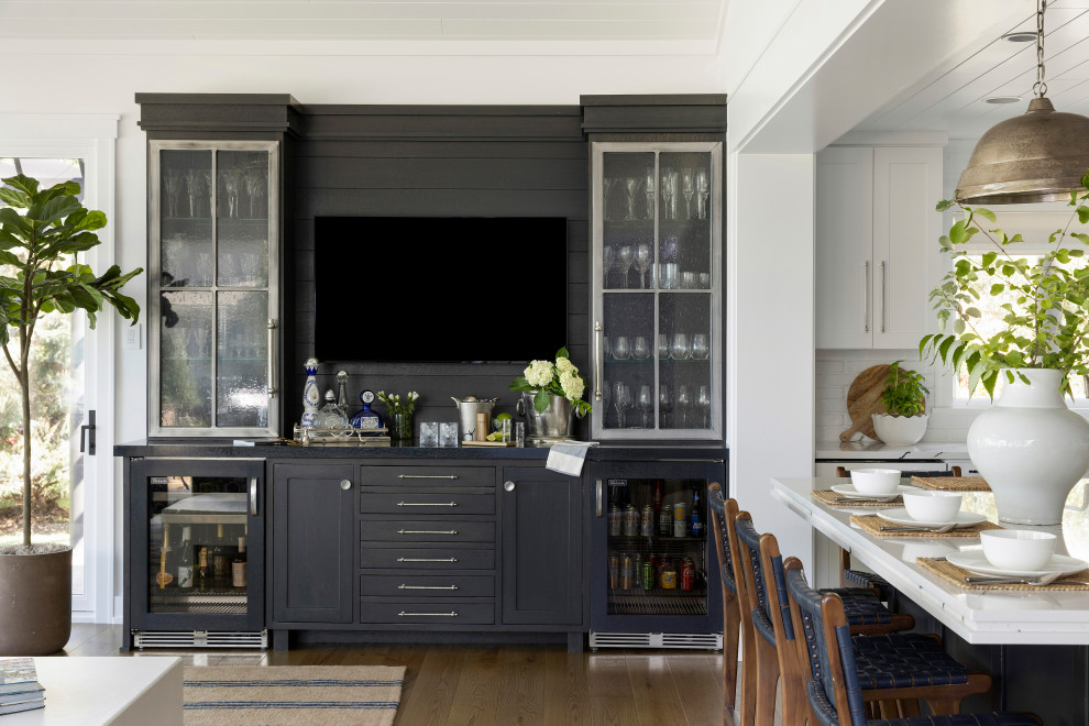Minnetonka Coastal Cottage - Beach Style - Home Bar - Minneapolis - by ...