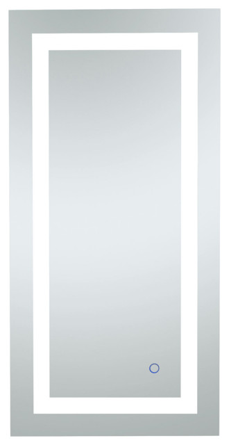 Helios 18Inx36In Hardwired Led Mirror With Touch Sensor - Transitional ...