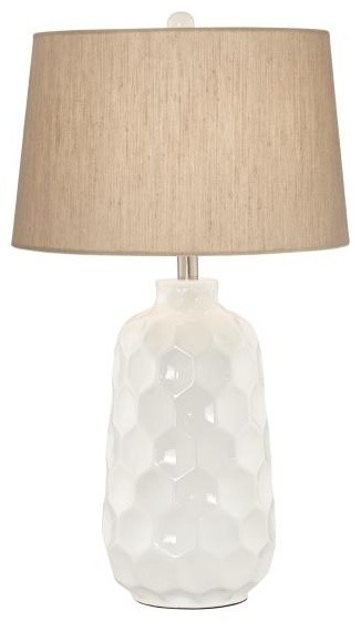 Pacific Coast Lighting Honeycomb Dreams Ceramic Table Lamp ...
