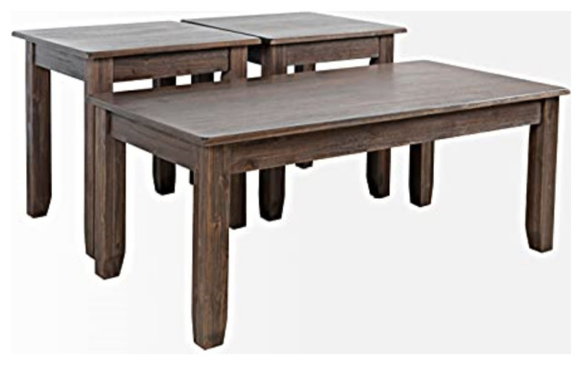 Eros Contemporary 3 Piece Coffee Table Set - Transitional - Coffee ...