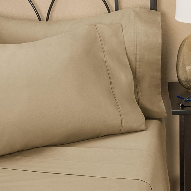 Beige Full 3-Piece Bed Duvet Set, King - Duvet Covers And Duvet Sets ...