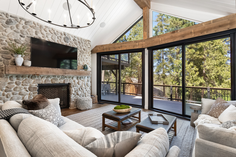 Lakeview Complete Reno - Farmhouse - Living Room - Los Angeles - by Timberwolf Construction | Houzz