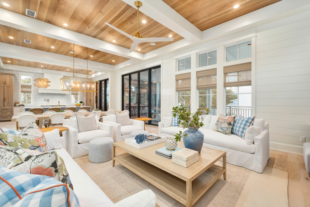 30A Beach House - Camellia - Beach Style - Living Room - Miami - by The ...