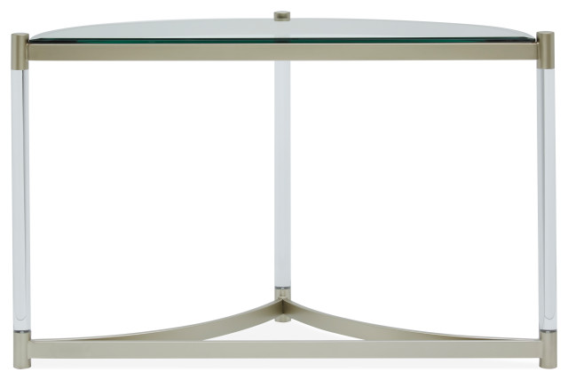 Demilune Sofa Table - Contemporary - Console Tables - by Magnussen Home ...