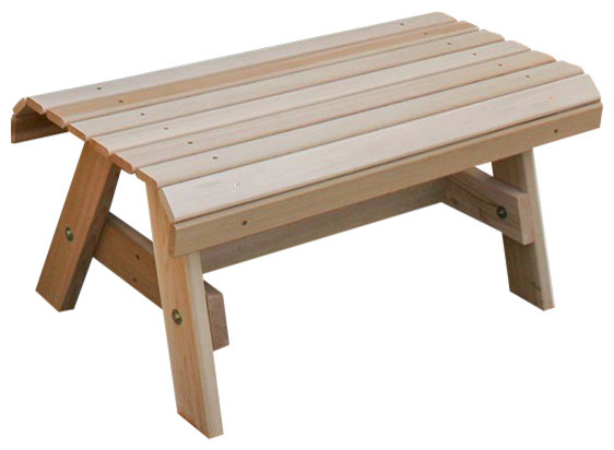 Red Cedar Coffee Table - Transitional - Outdoor Coffee Tables - by ...