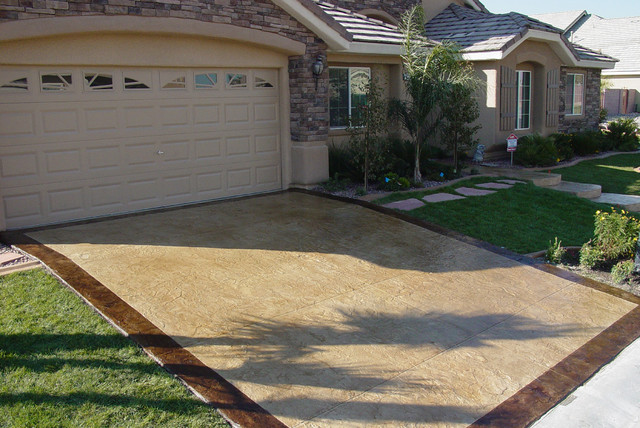 Concrete Overlay Driveway
