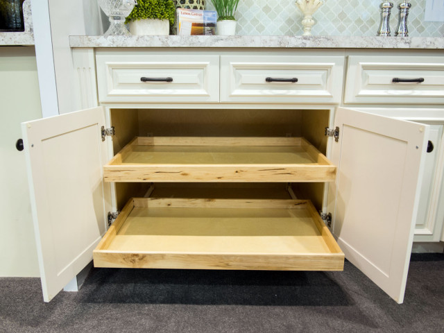 Standard Kitchen - Slide Out Drawers - Traditional - Kitchen - New York ...