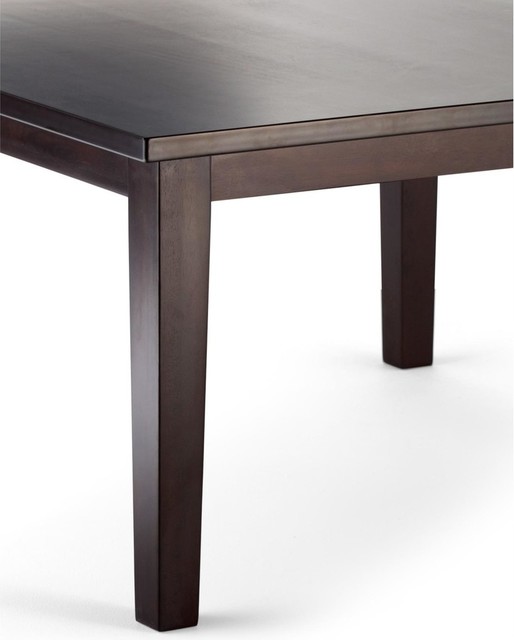 Eastwood SOLID HARDWOOD & Rubberwood 66 in x 40 in Rectangle Dining ...