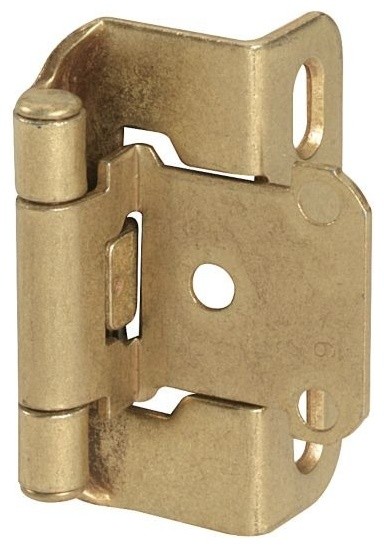 Self-Closing, Partial Wrap, Overlay Hinge, 1/2" Thick - Traditional ...