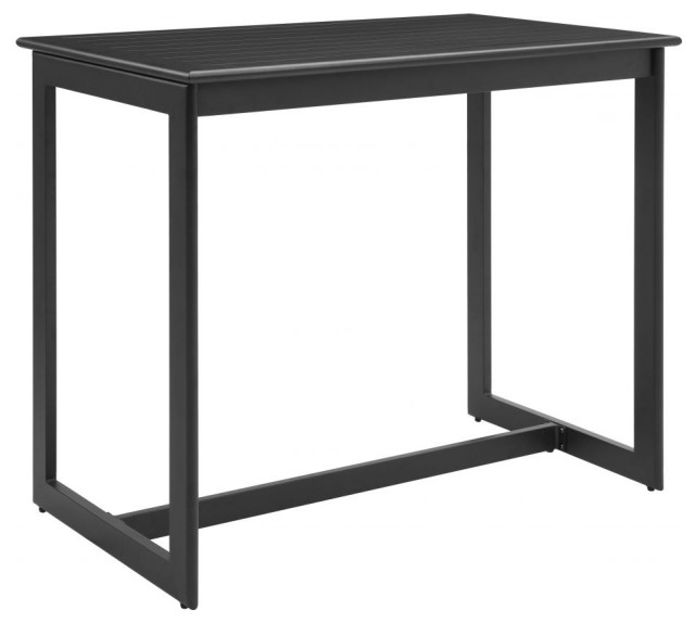 Midnight Wave Bar Table Black - Modern - Console Tables - by First of a ...