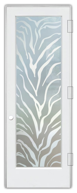 Interior Prehung Door or Interior Slab Door - Tiger Stripes - Primed ...