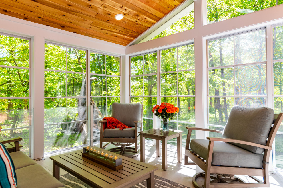 Screen Room Addition - Modern - Sunroom - Minneapolis - by mackmiller ...