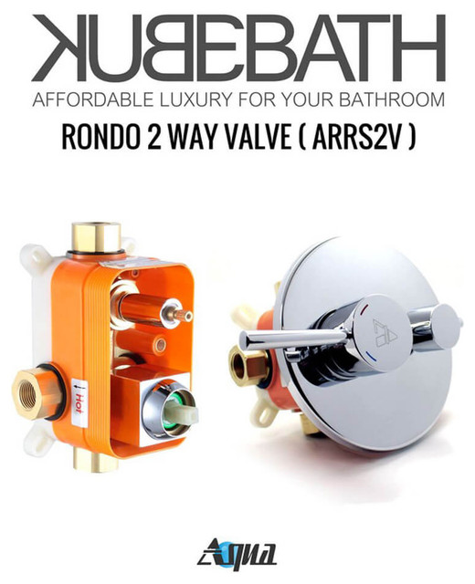 Aqua Rondo Shower Set, Ceiling Mount 12" Rain Shower, Handheld, 8 ...