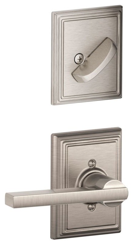Schlage F59-LAT-ADD Latitude Single Cylinder Interior Pack - Transitional - Door Levers - by ...