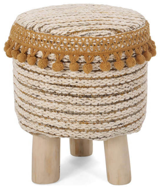 Montreal Fabric Stool - Scandinavian - Vanity Stools And Benches - by ...