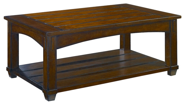 Hammary Tacoma Rectangular Lift-Top Castered Cocktail Table ...