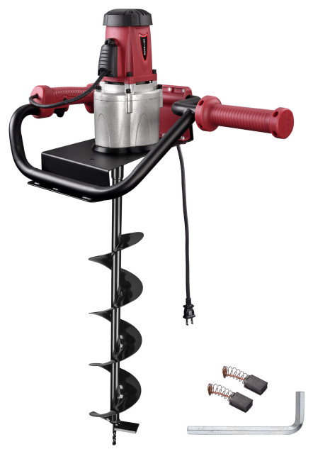 1500W Electric Post Hole Digger Earth Auger Drill Plant Soil Powerhead ...