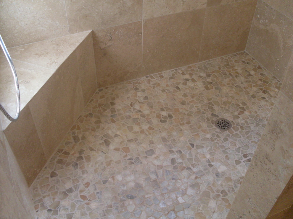Travertine, Shells Reef Limestone, Gold Granite - Tropical - Hawaii ...