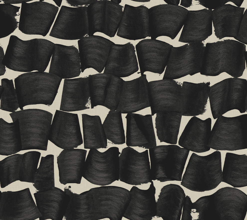 Brushed Ink Wallpaper - Contemporary - Wallpaper - by York ...