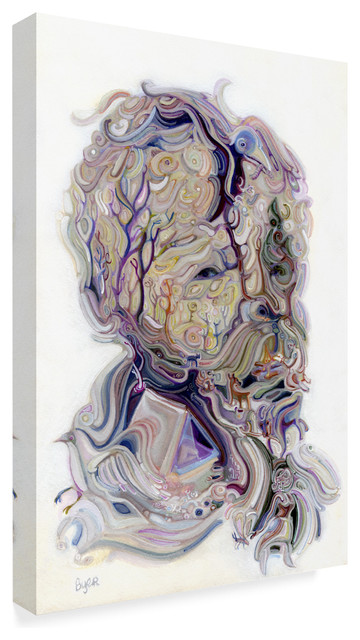 "Self Portrait as a Windswept Campsite" by Josh Byer, Canvas Art, 16 ...