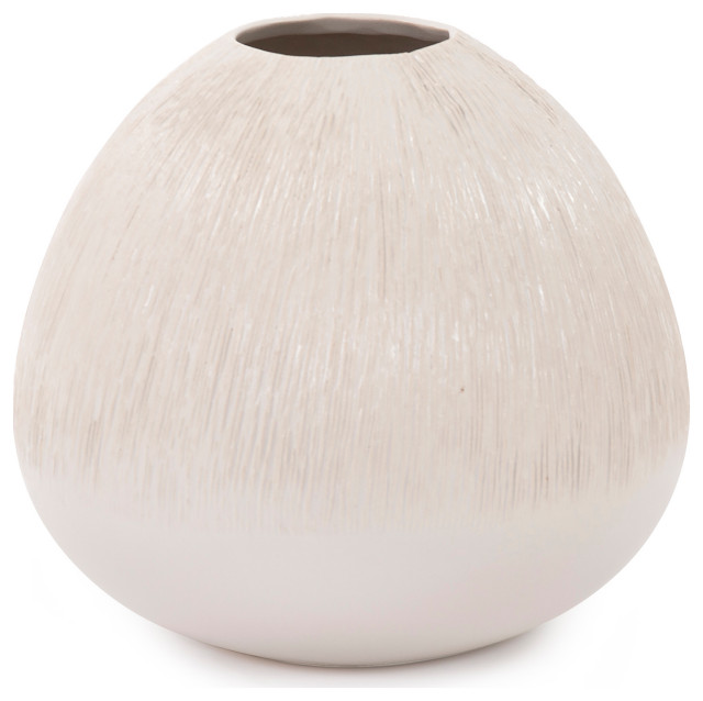 Dot Dome Ceramic Vase, Small - Transitional - Vases - by Howard Elliott ...