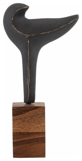 Glasgow Oval - Bird Object II In Traditional Style-12 Inches Tall and 6 ...