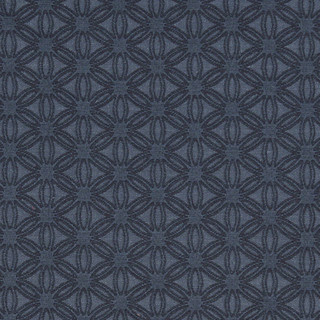 Blue Small Scale Flower Woven Matelasse Upholstery Grade Fabric By The ...