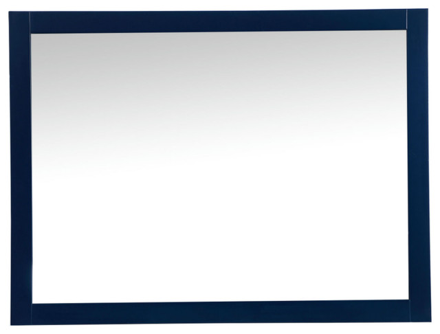 Aqua Vanity Mirror 48X36", Blue - Contemporary - Bathroom Mirrors - by ...