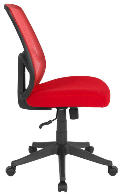 Salerno Series High Back Red Mesh Office Chair - Contemporary - Office ...