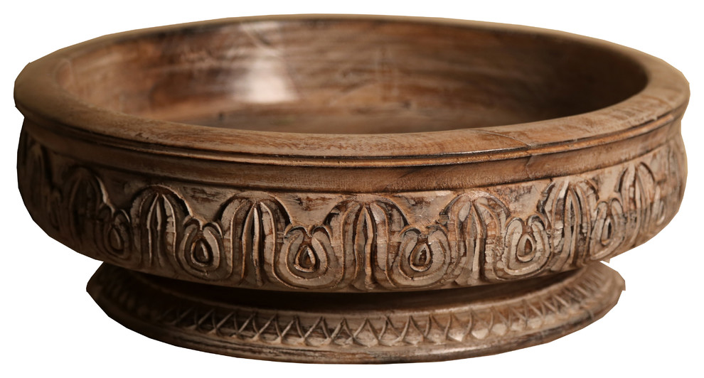 Baylor Bowl - French Country - Decorative Bowls - by HOME ACCENTS | Houzz