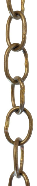 RCH Hardware Brass Loop Chandelier Chain, Various Finishes, W18 ...