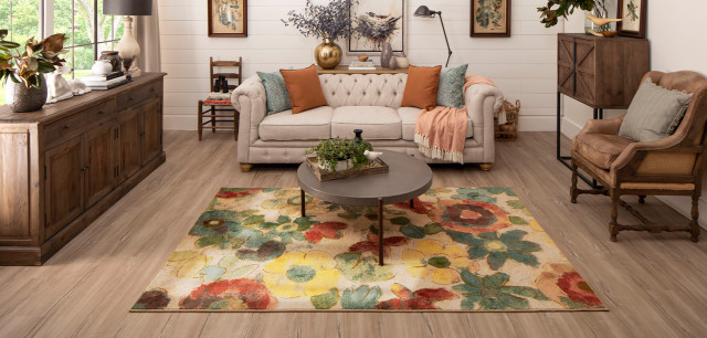 Wildflower Light Multi Rug, 8'x10' - Contemporary - Area Rugs - by ...