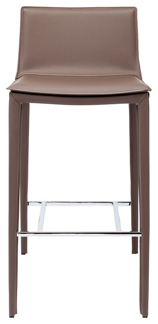 Leather Bar Stool, Palma Bar Stool, Modern Contemporary Bar Stool ...