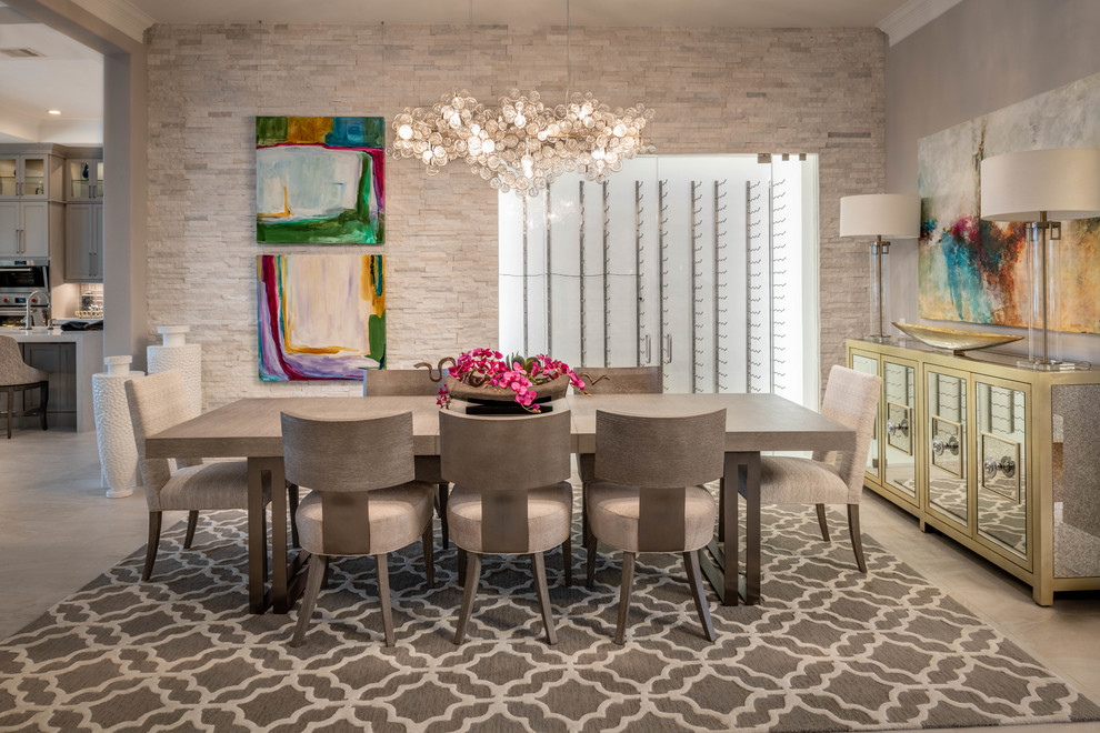 Modern Transitional Remodel - Transitional - Dining Room - Houston - by ...