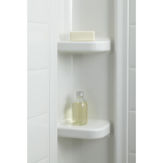 Sterling 71100120 Ensemble 60" x 37-1/2" x 73-1/4" Vikrell Shower ...