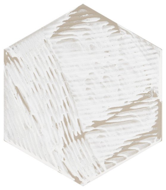 Stella Hex Night Porcelain Floor and Wall Tile - Contemporary - Wall ...