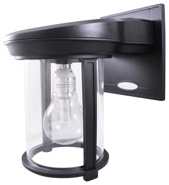 Solar Coach Lantern With GS Solar LED Light Bulb, Cast Aluminum ...